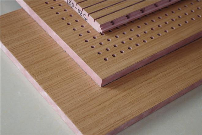 Tablero acústico insonoro de madera perforado del MDF de los paneles ...